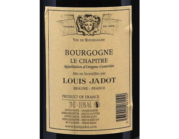 Louis Jadot Bourgogne Le Chapitre (Domaine Gagey) 2018