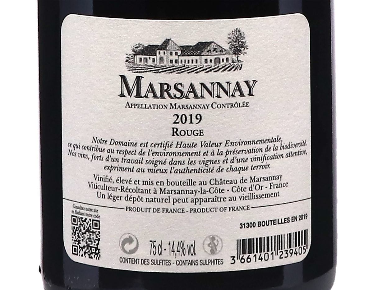 Château de Marsannay, Marsannay Rouge 2019