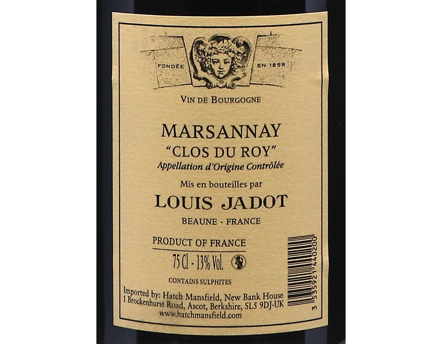 Louis Jadot, Marsannay Clos du Roy (Domaine Gagey) 2020