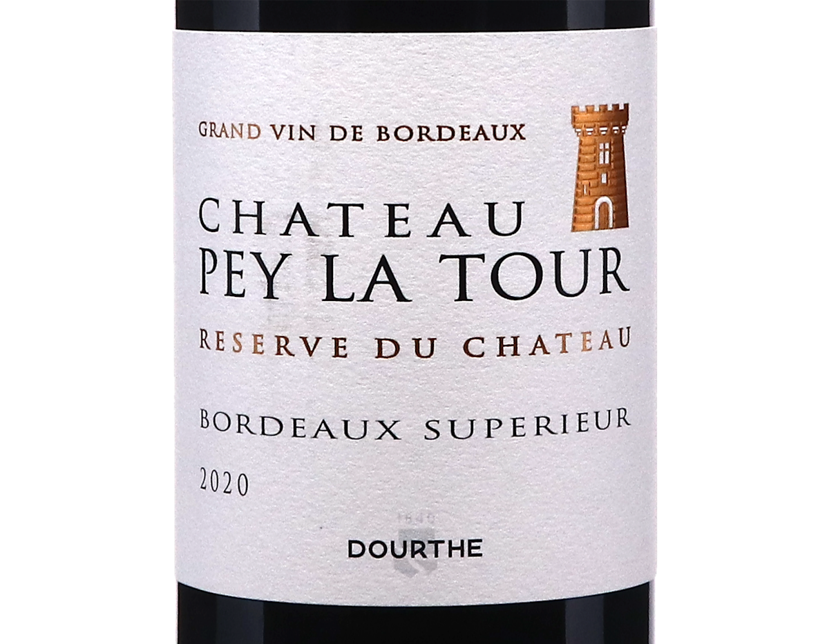 Château Pey La Tour Réserve, Bordeaux Supérieur 2020