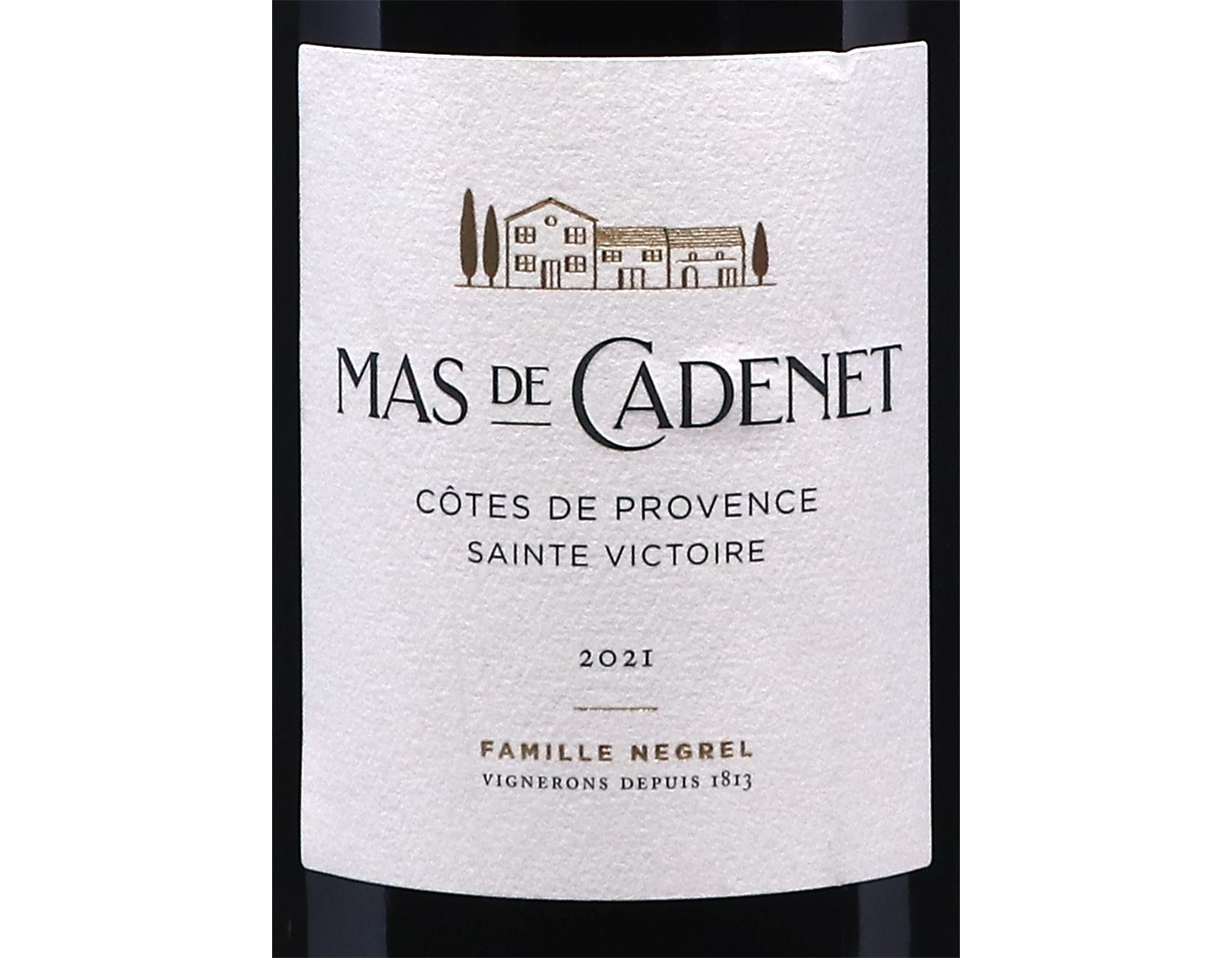 Côtes de Provence Rouge, Mas de Cadenet 2021