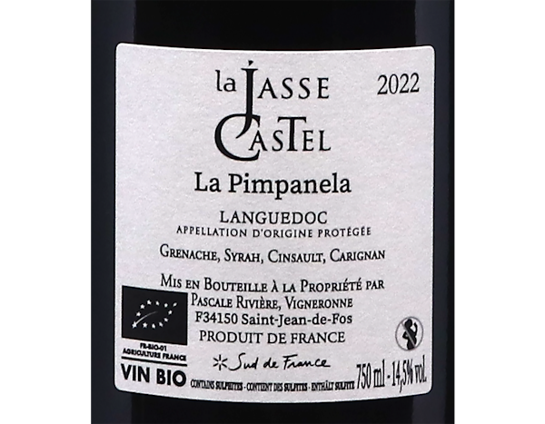 Languedoc La Pimpanela, Domaine La Jasse-Castel 2022