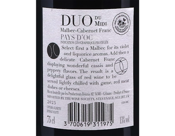 Duo du Midi, Pays d'Oc 2025