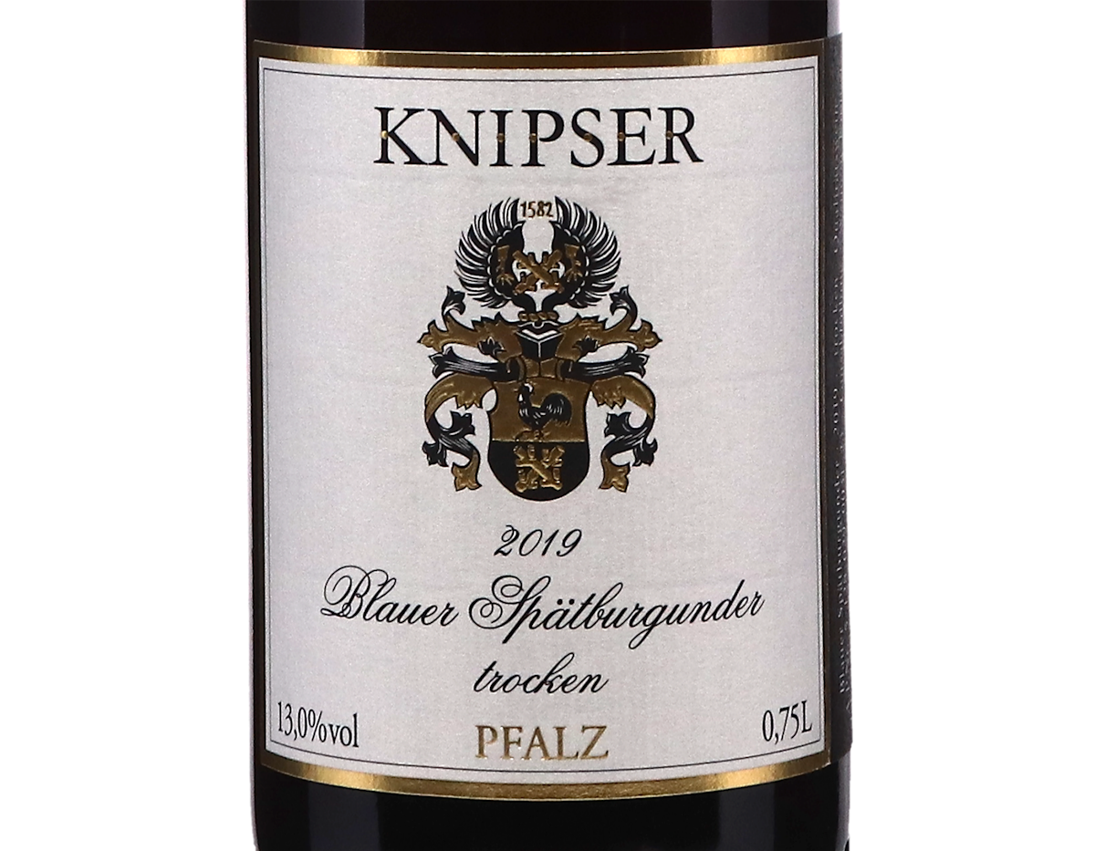 Blauer Spätburgunder, Pfalz, Weingut Knipser 2019