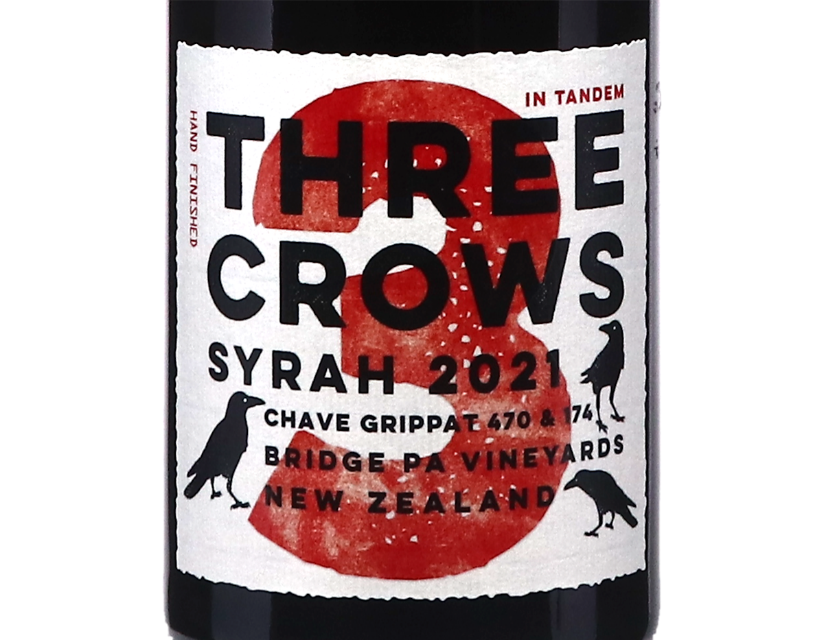 Three Crows Bridge Pa Hawke's Bay Syrah 2021