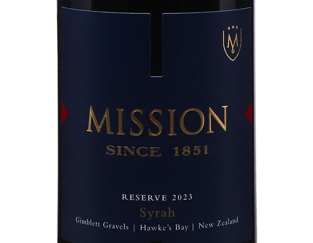 Mission Estate Gimblett Gravels Reserve Hawke's Bay Syrah 2023