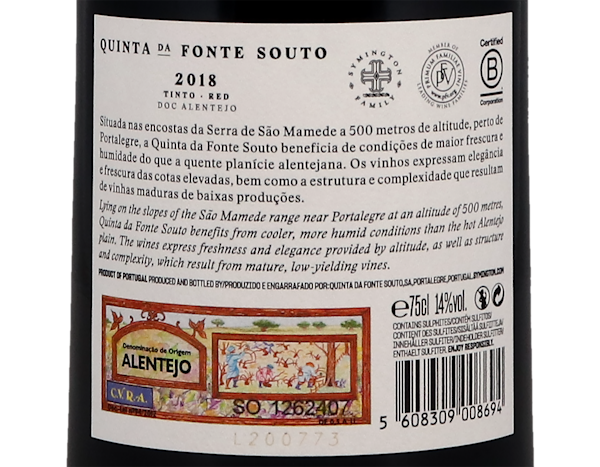 Quinta da Fonte Souto, Alentejo 2018