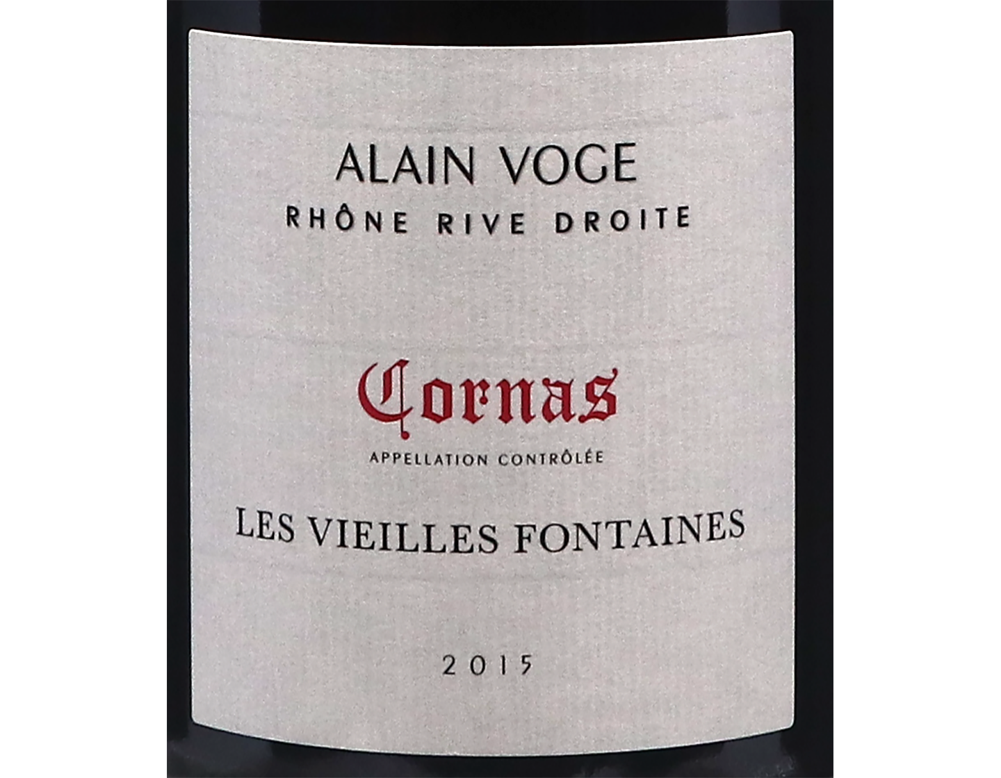 Cornas Les Vieille Fontaines, Domaine Voge 2015
