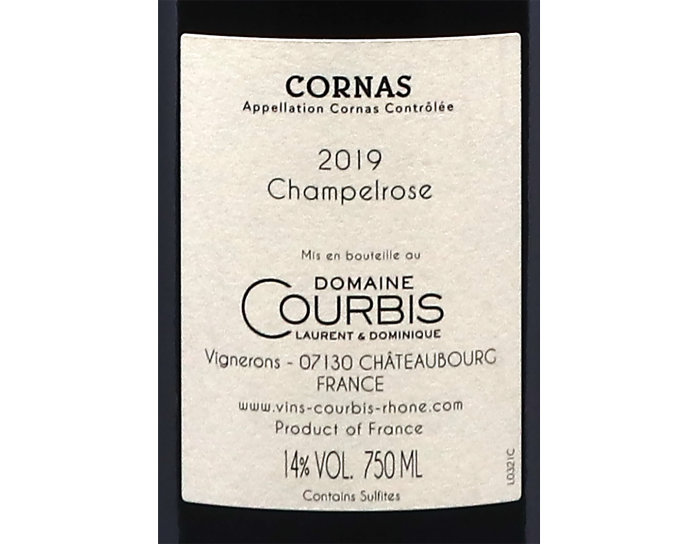Cornas Champelroses, Domaine Courbis 2019