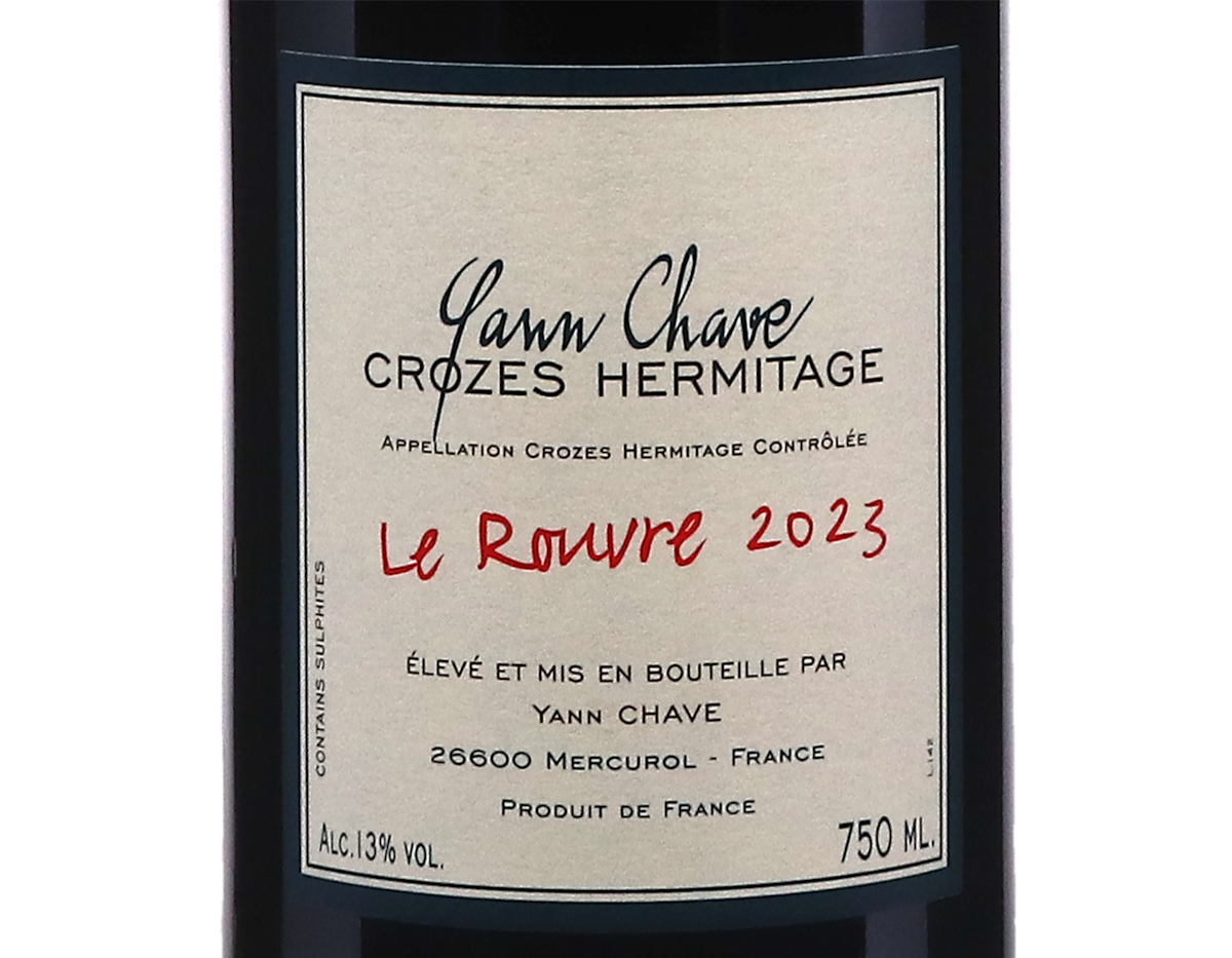 Crozes-Hermitage Le Rouvre, Domaine Yann Chave 2023 ORGANIC