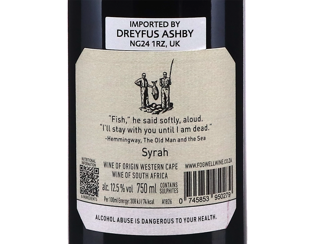 Fogwell Syrah, Western Cape 2023