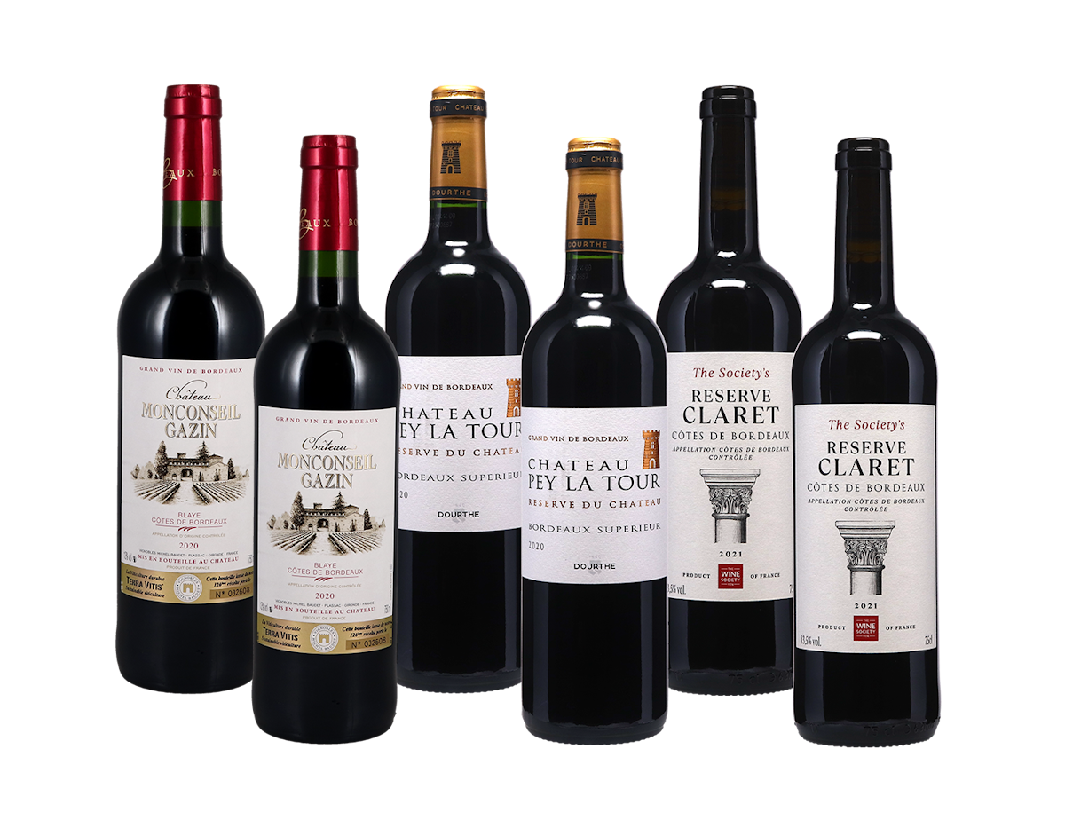 Six Vintage Clarets