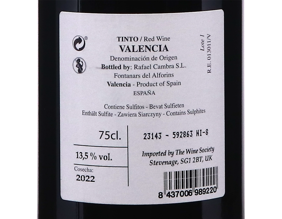 Rafa Cambra Monastrell-Garnacha, Valencia 2022