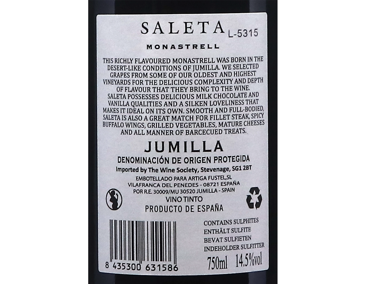 Saleta Monastrell, Jumilla 2024