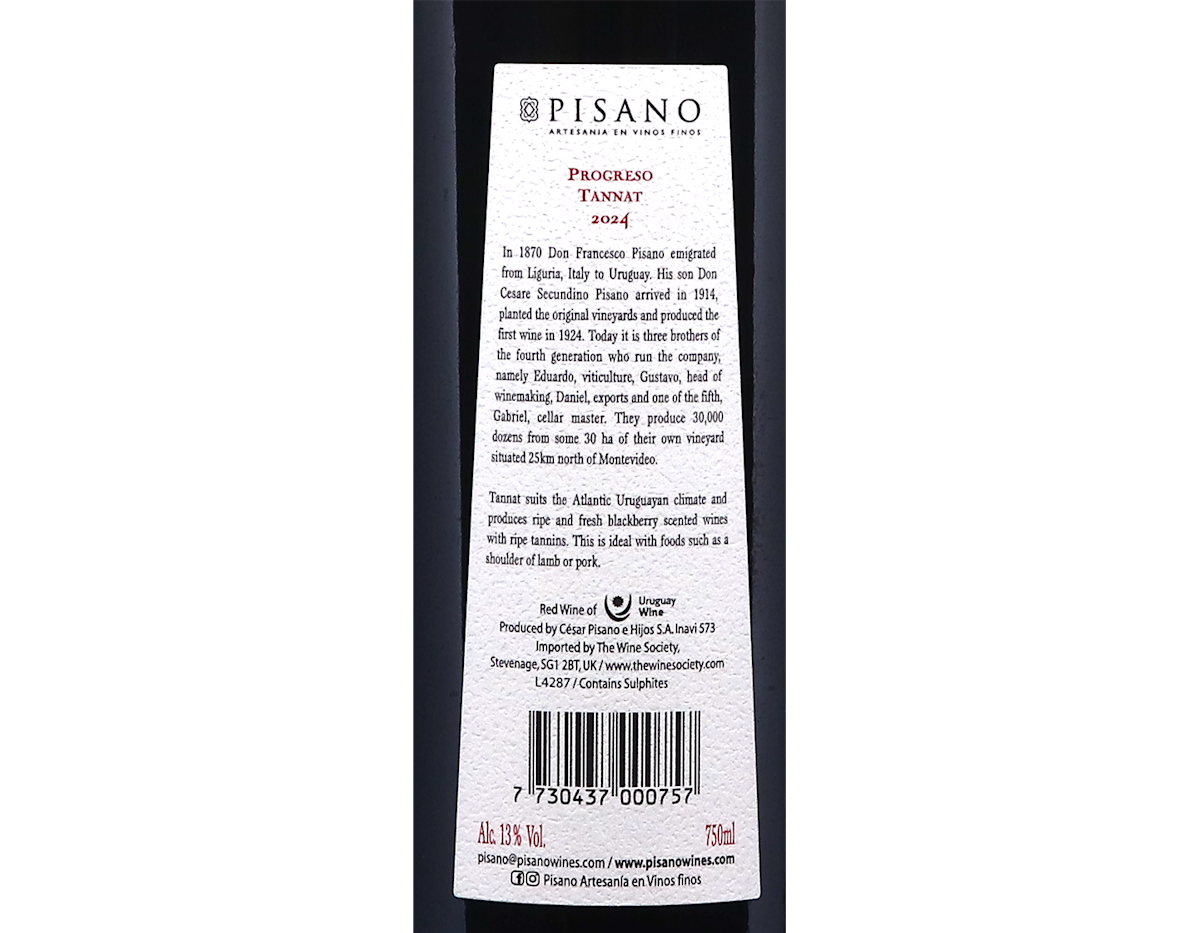 Pisano Progreso Tannat Reserve 2024