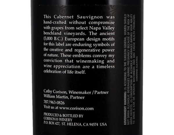 Corison Napa Cabernet Sauvignon 2016