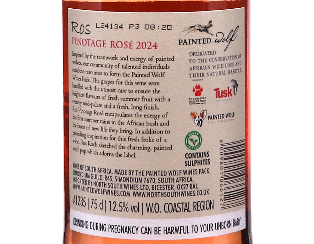 Painted Wolf ‘Ros' Rosé Pinotage, Coastal 2024