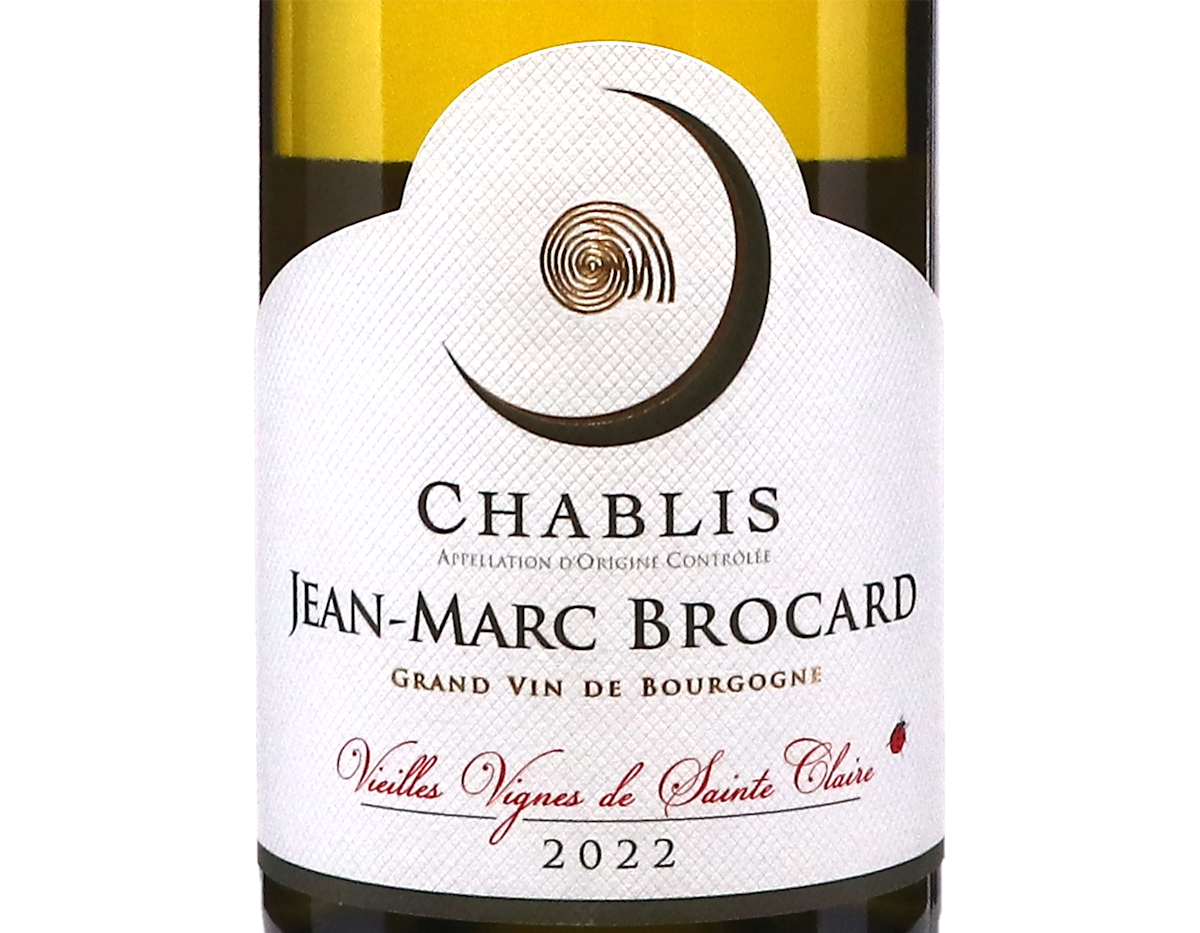 Jean-Marc Brocard, Chablis Vignobles Sainte Claire Vieilles Vignes 2022