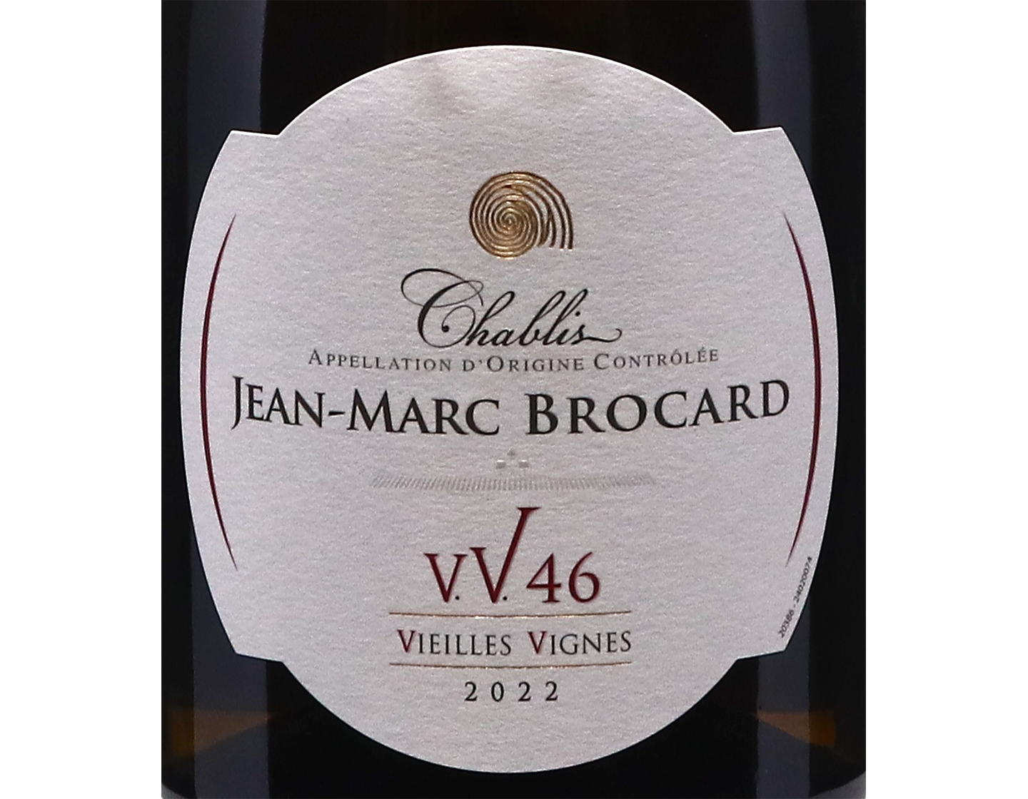 Jean-Marc Brocard, Chablis 1946 Vieilles Vignes 2022