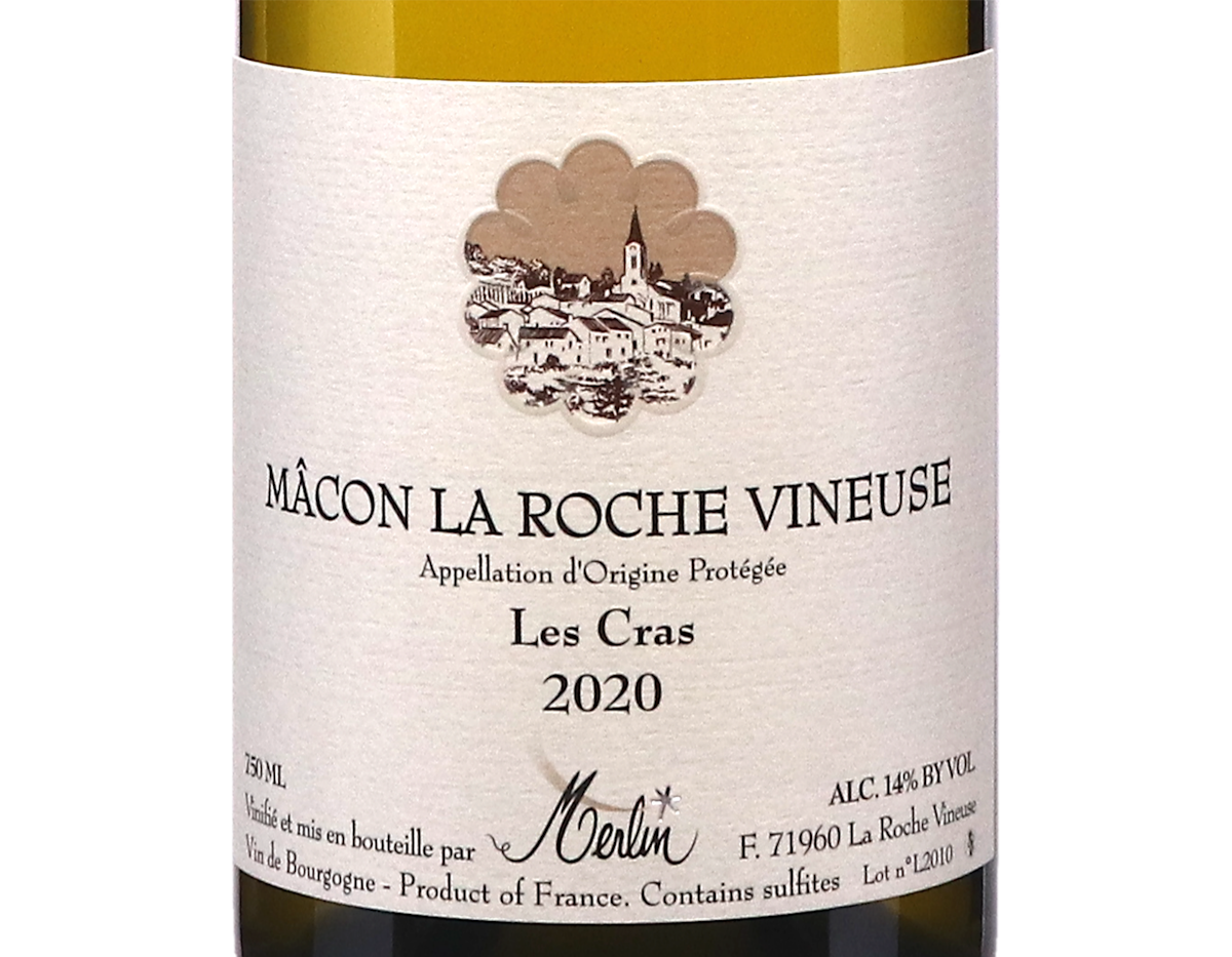 Olivier Merlin, Mâcon La Roche Vineuse Les Cras 2020