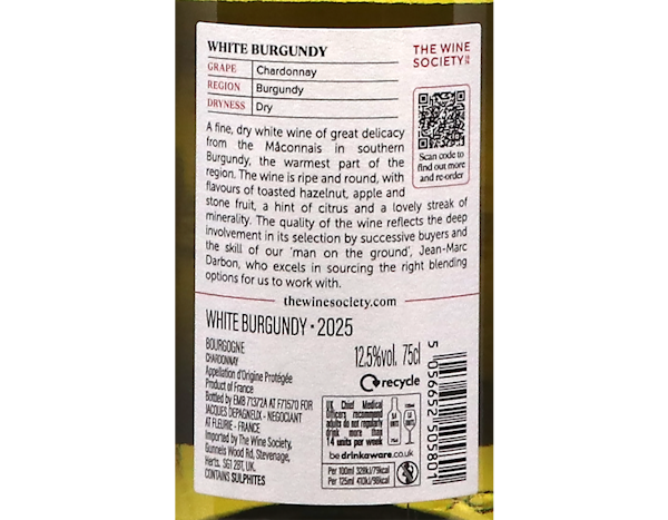 The Society's White Burgundy 2025