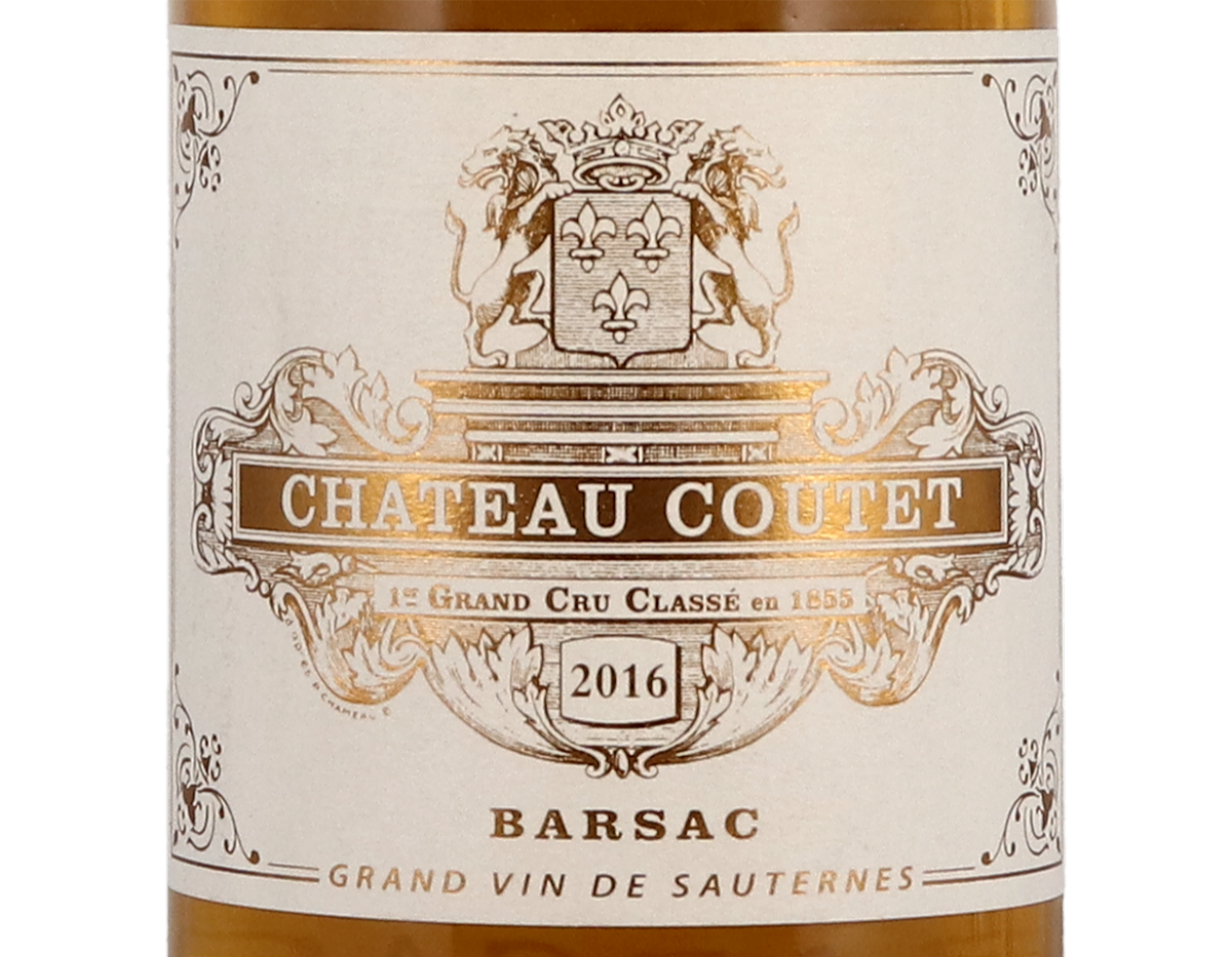 Half bottle of Château Coutet, Barsac 2016