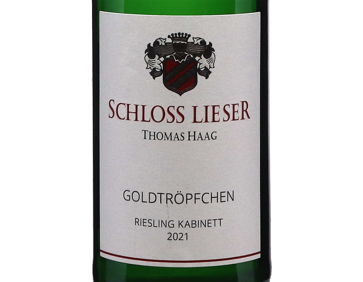 Piesporter Goldtröpfchen Riesling Kabinett, Schloss Lieser 2021