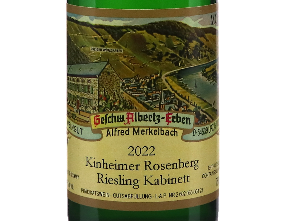 Kinheimer Rosenberg Riesling Kabinett, Merkelbach 2022