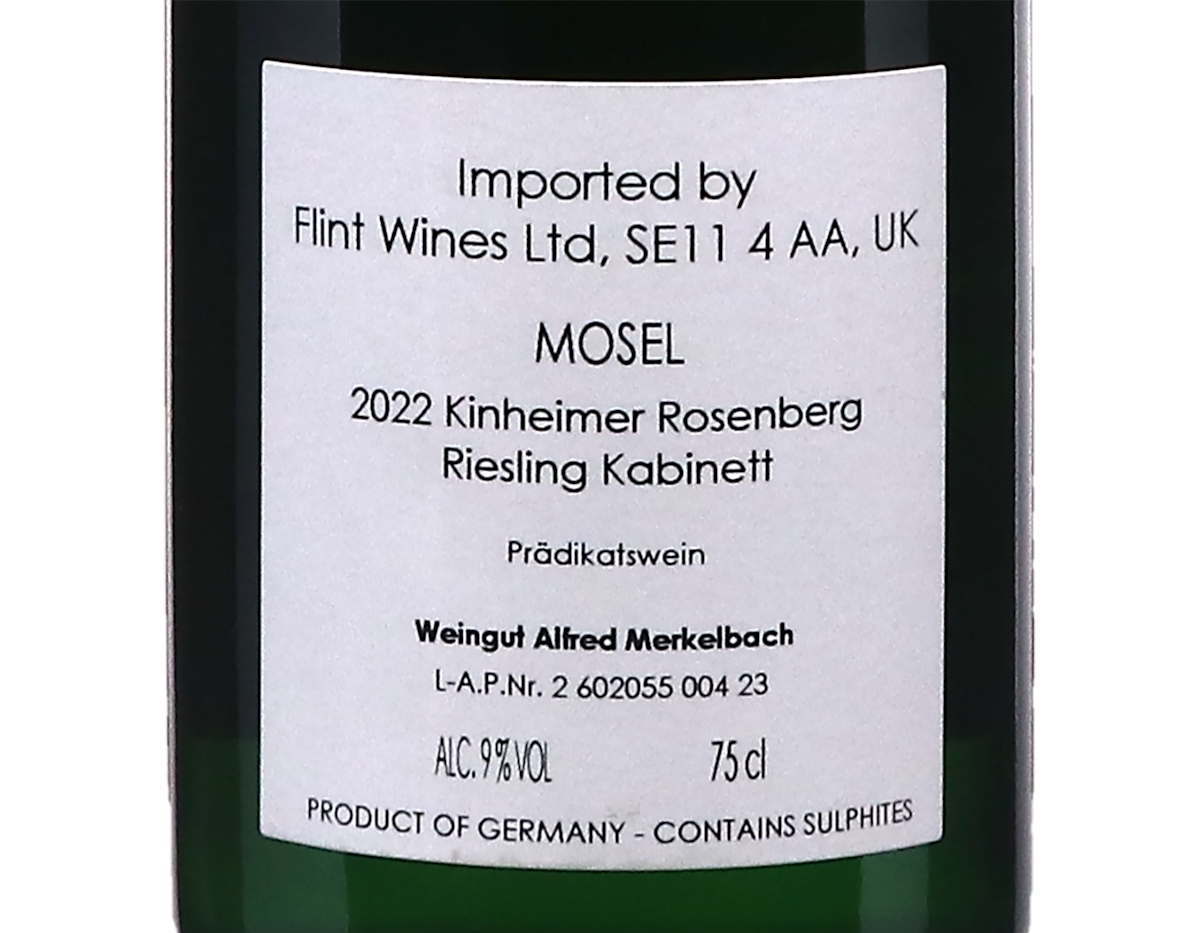 Kinheimer Rosenberg Riesling Kabinett, Merkelbach 2022