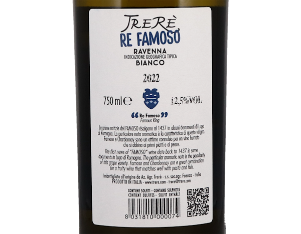 TreRè Re Famoso Bianco, Ravenna 2022
