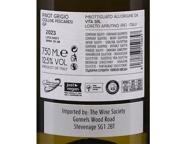 Magnolia Colline Pescaresi, Pinot Grigio 2023