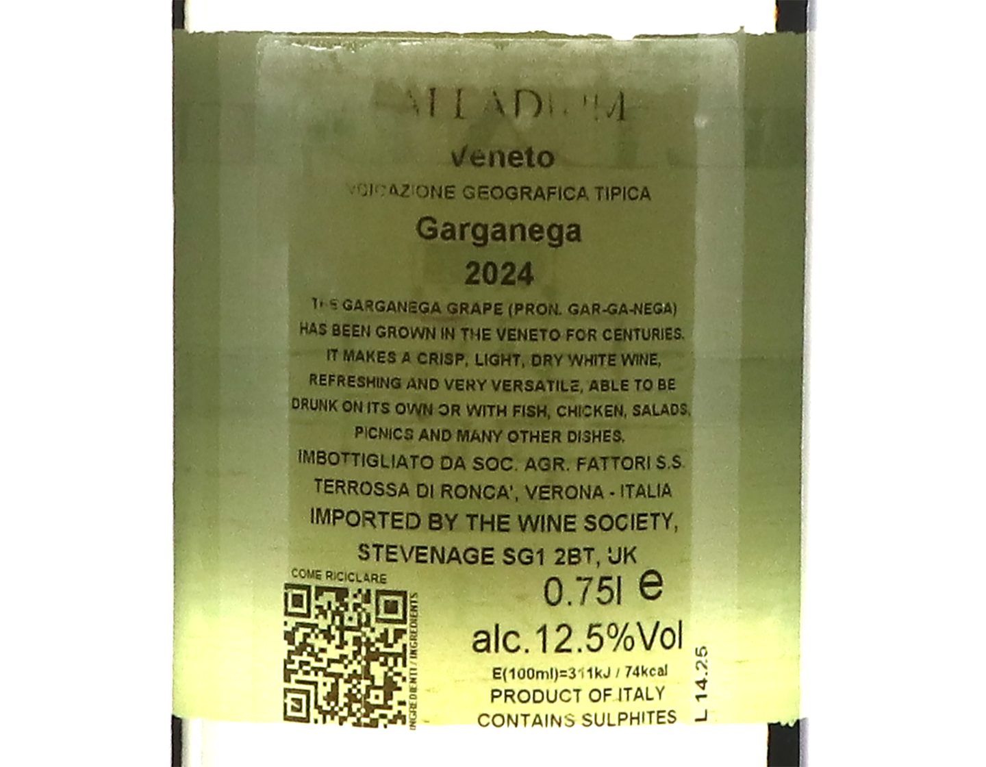Palladium Garganega, Veneto 2024