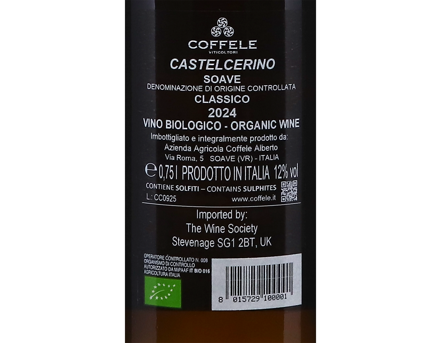 Soave Classico Castel Cerino, Coffele 2024