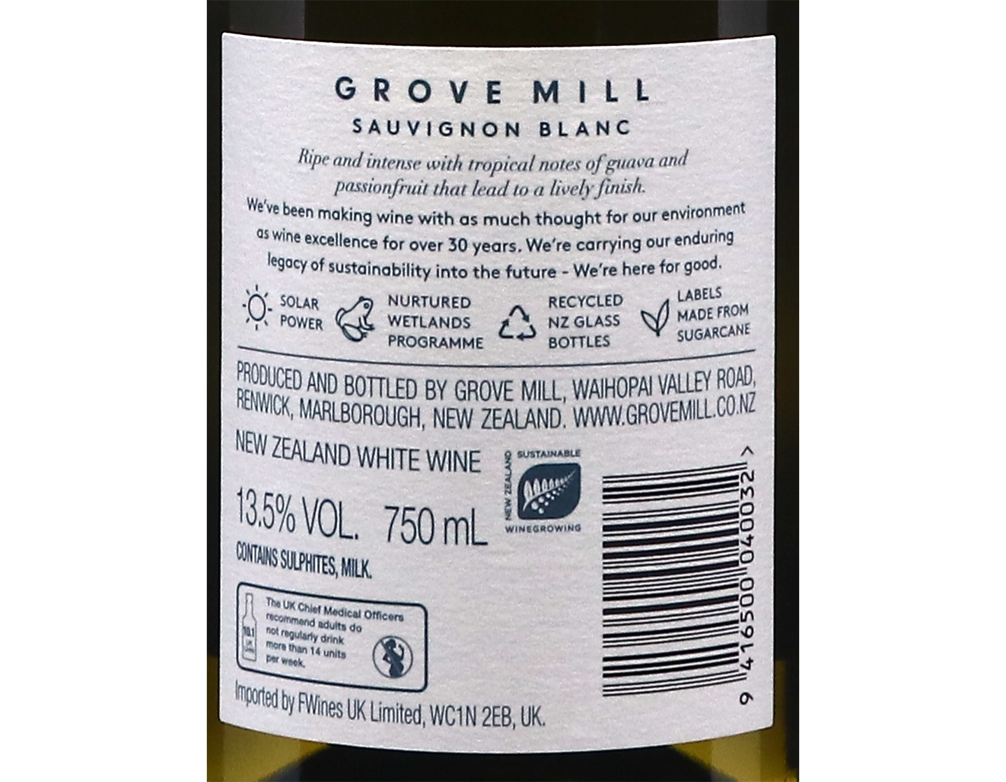 Grove Mill Marlborough Sauvignon Blanc 2024