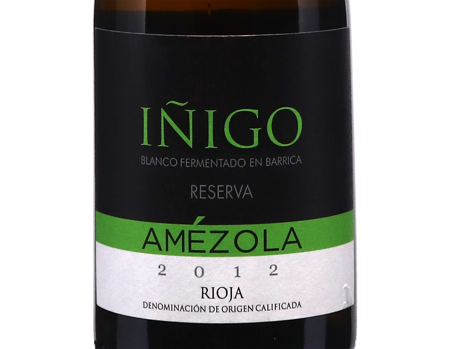 Amézola Iñigo Rioja Blanco Reserva 2012