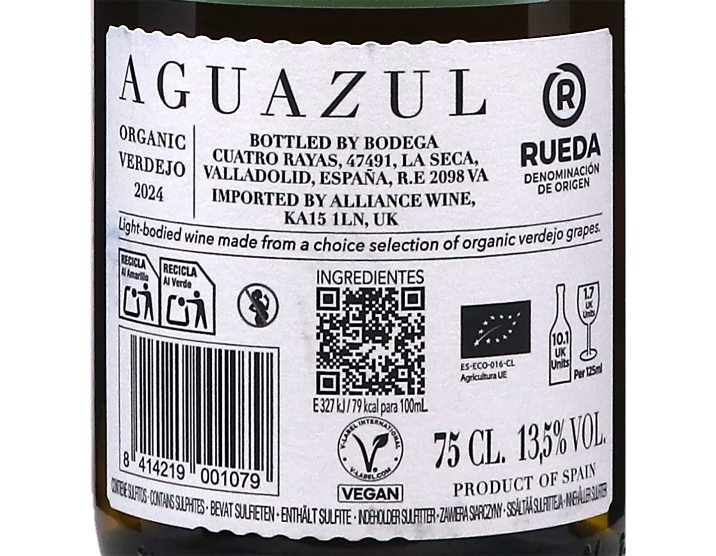 Aguazul Verdejo, Rueda 2024
